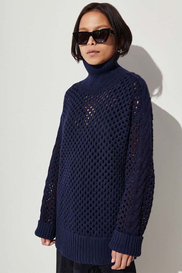 Rachel Comey Anise Turtleneck - Navy | Garmentory