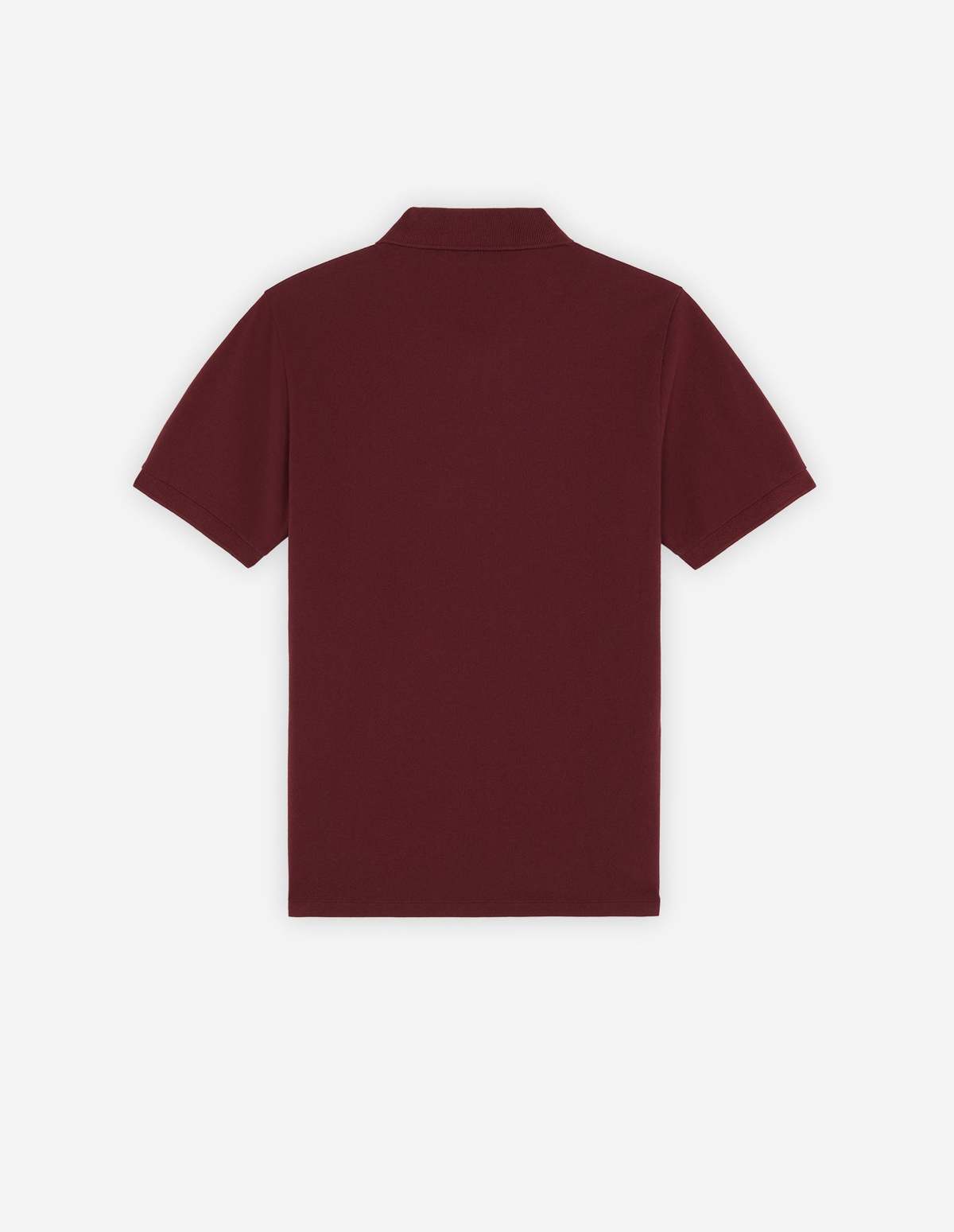 Kitsune Navy Fox Patch Classic Polo - Wine Lees | Garmentory