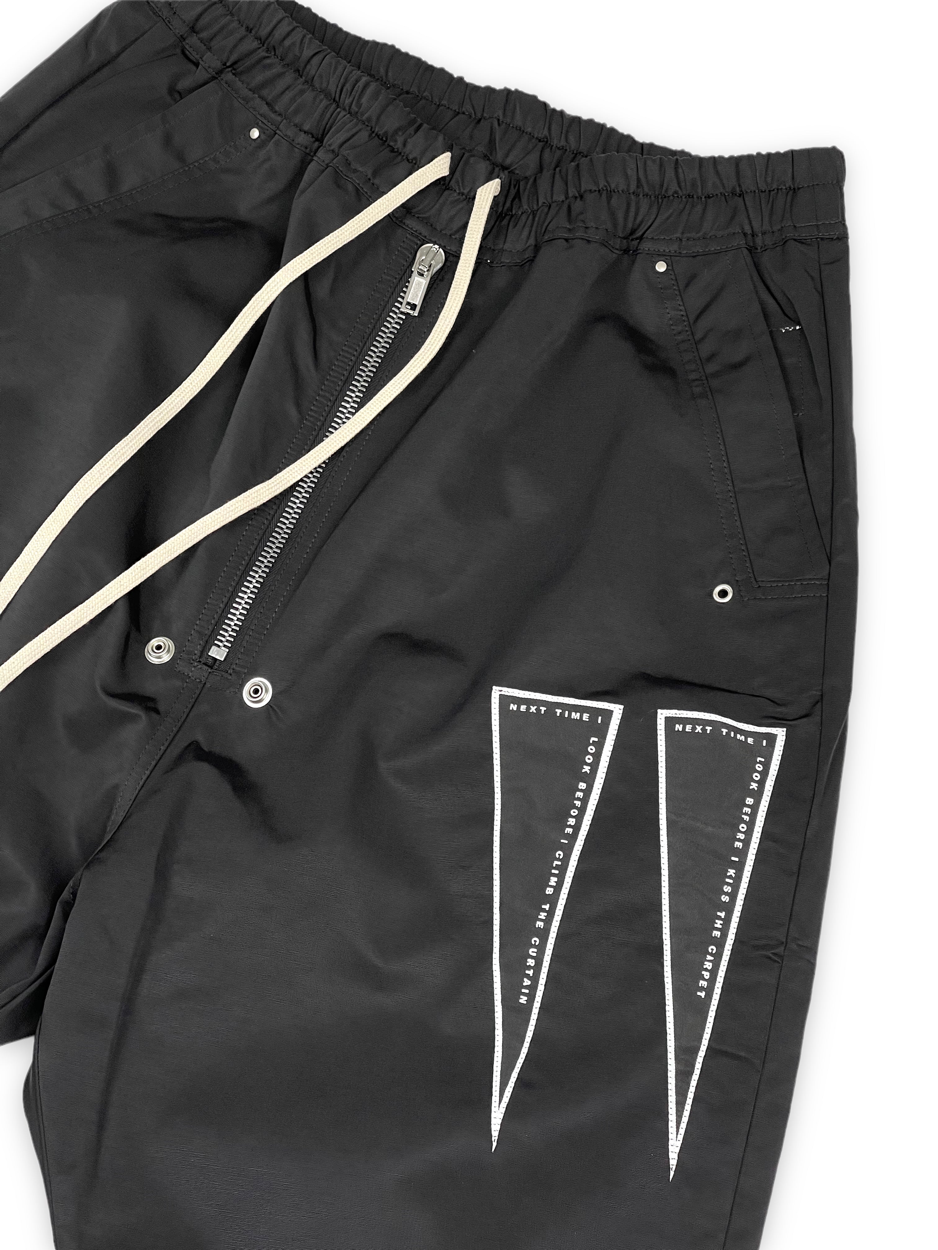 Rick Owens Geth Bela Pants - Black | Garmentory