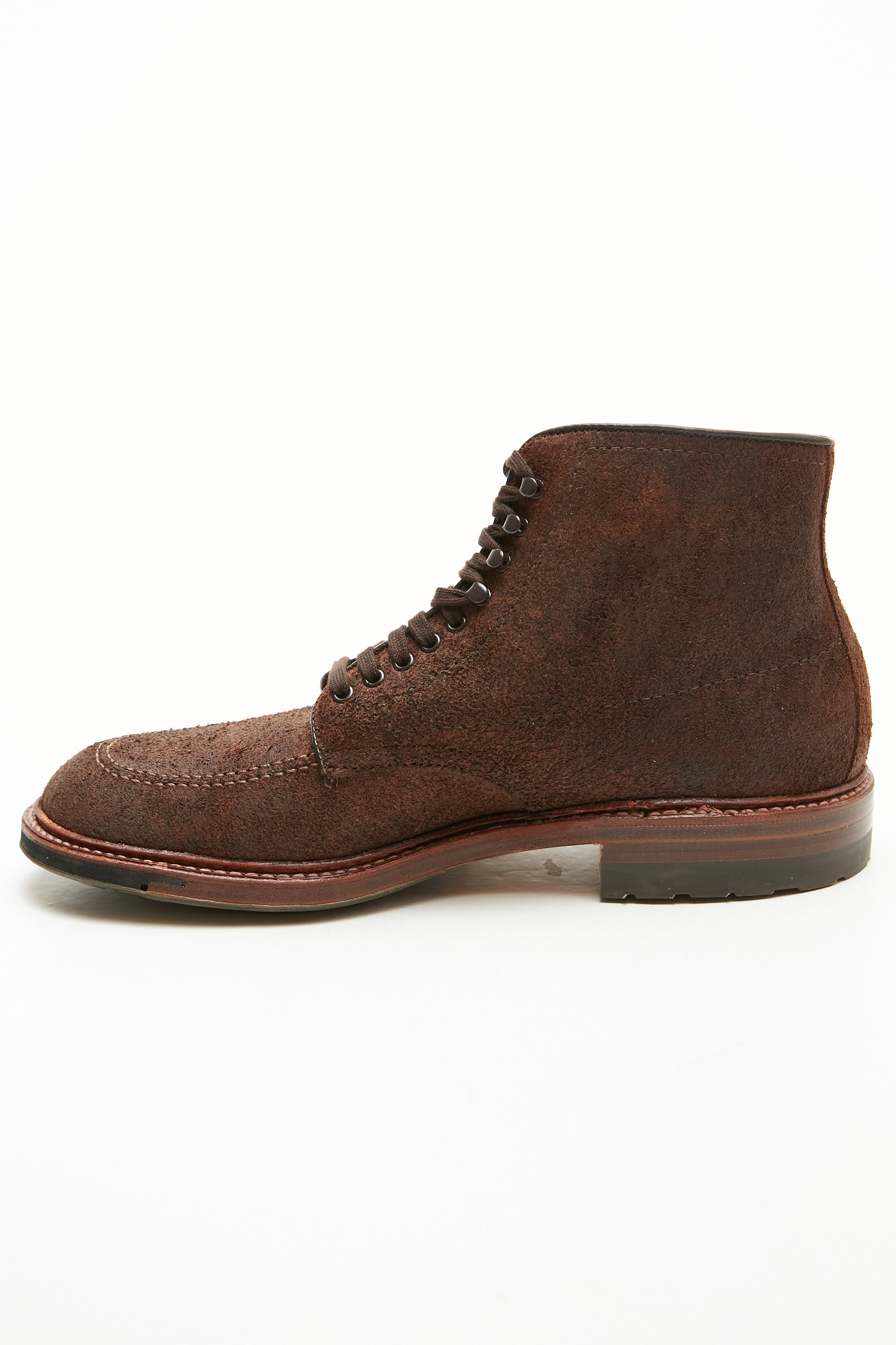 Alden Mocc Toe Indy Boot - Reverse Tobacco Oiled Nubuck | Garmentory