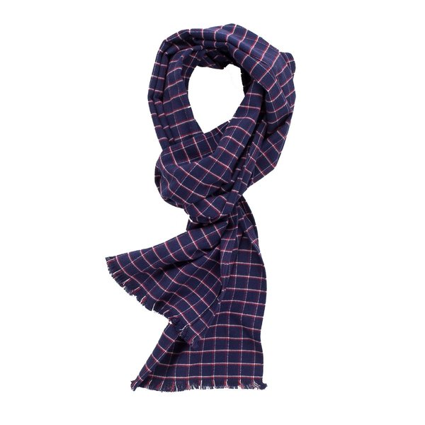 Corridor Blue Check Scarf | Garmentory