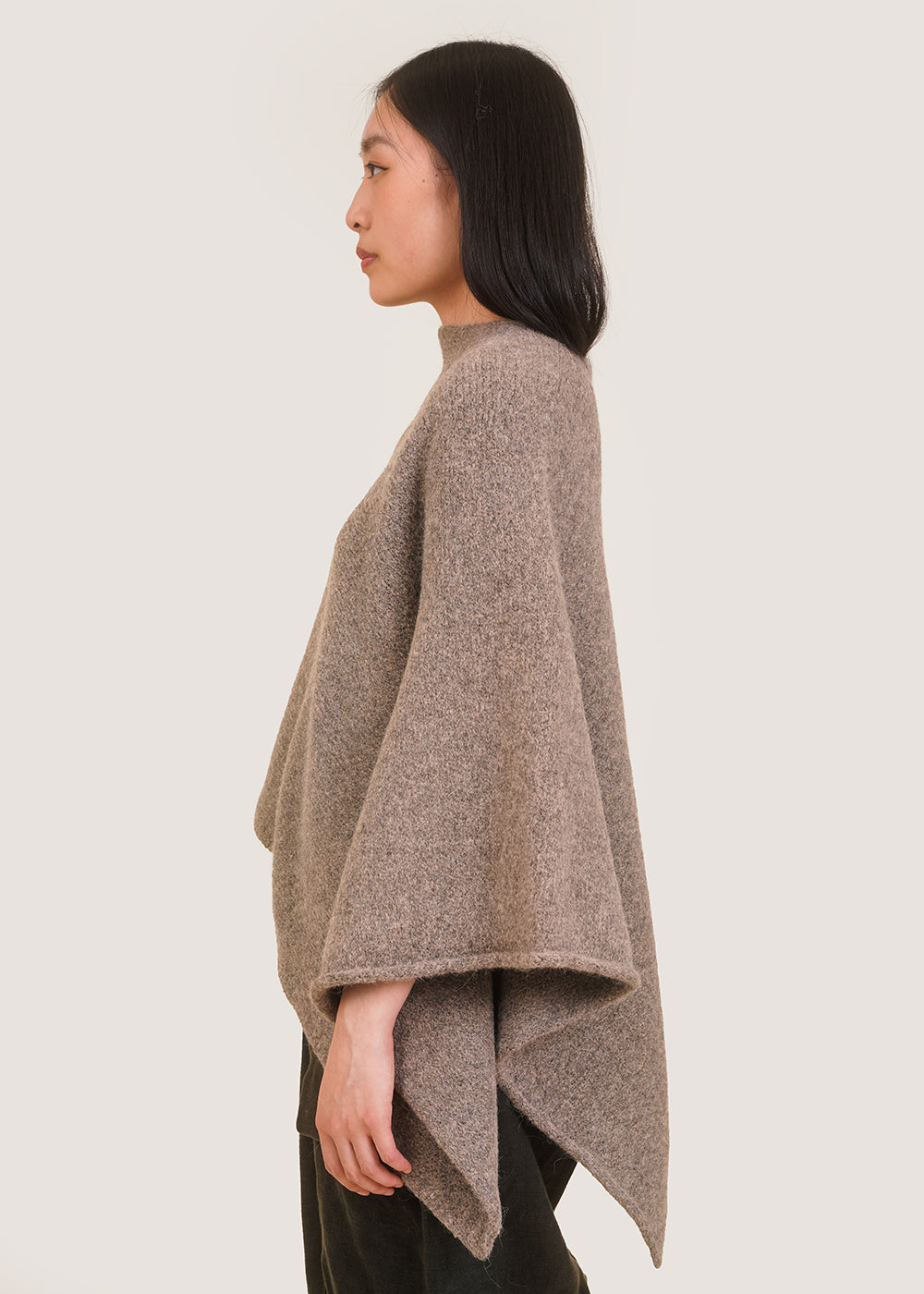Lauren Manoogian Fold Poncho - Rock | Garmentory
