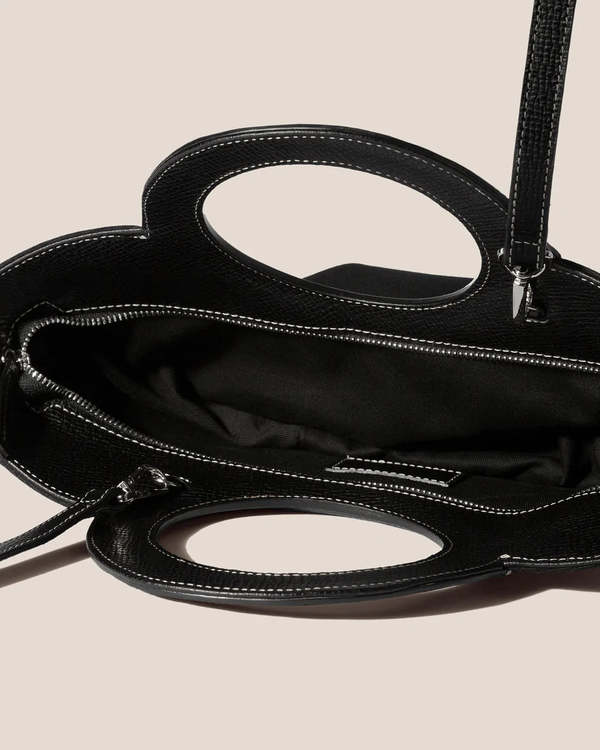 Hereu Cala Mini Grainy Bag - Black | Garmentory