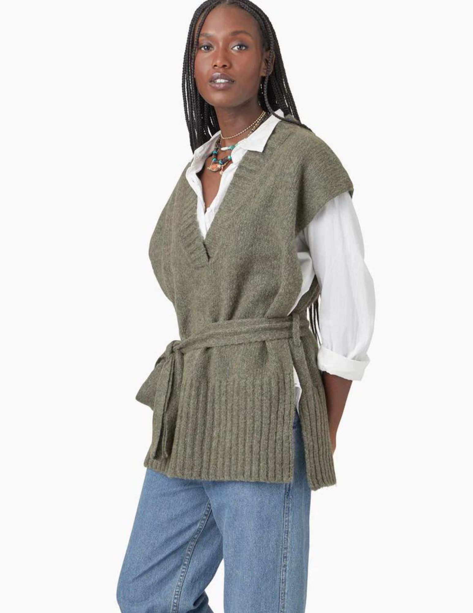 Xirena Margo Cashmere Vest - Loden | Garmentory