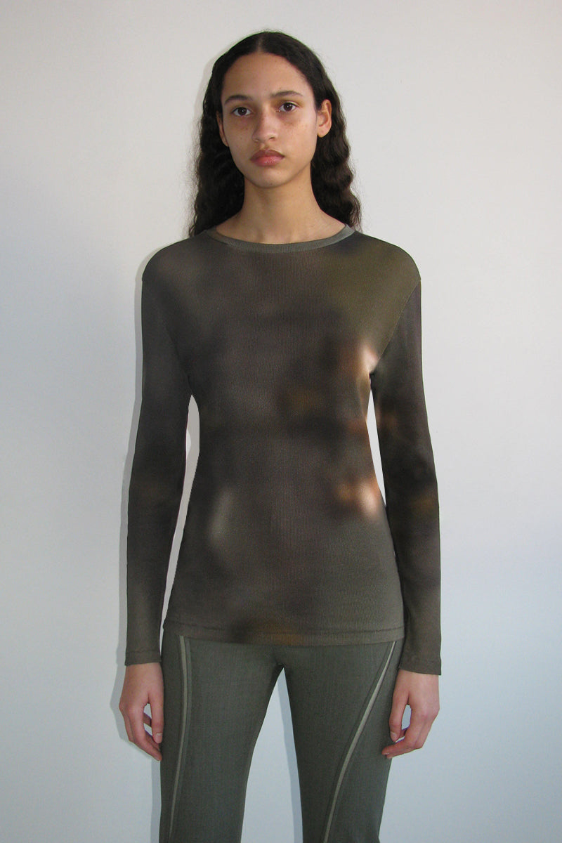Paloma Wool Gaussiano Top - Dark Khaki | Garmentory