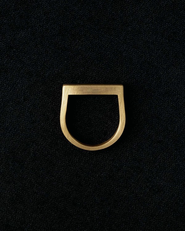 Tiana Marie Combes Stirrup Ring - 14k Gold | Garmentory