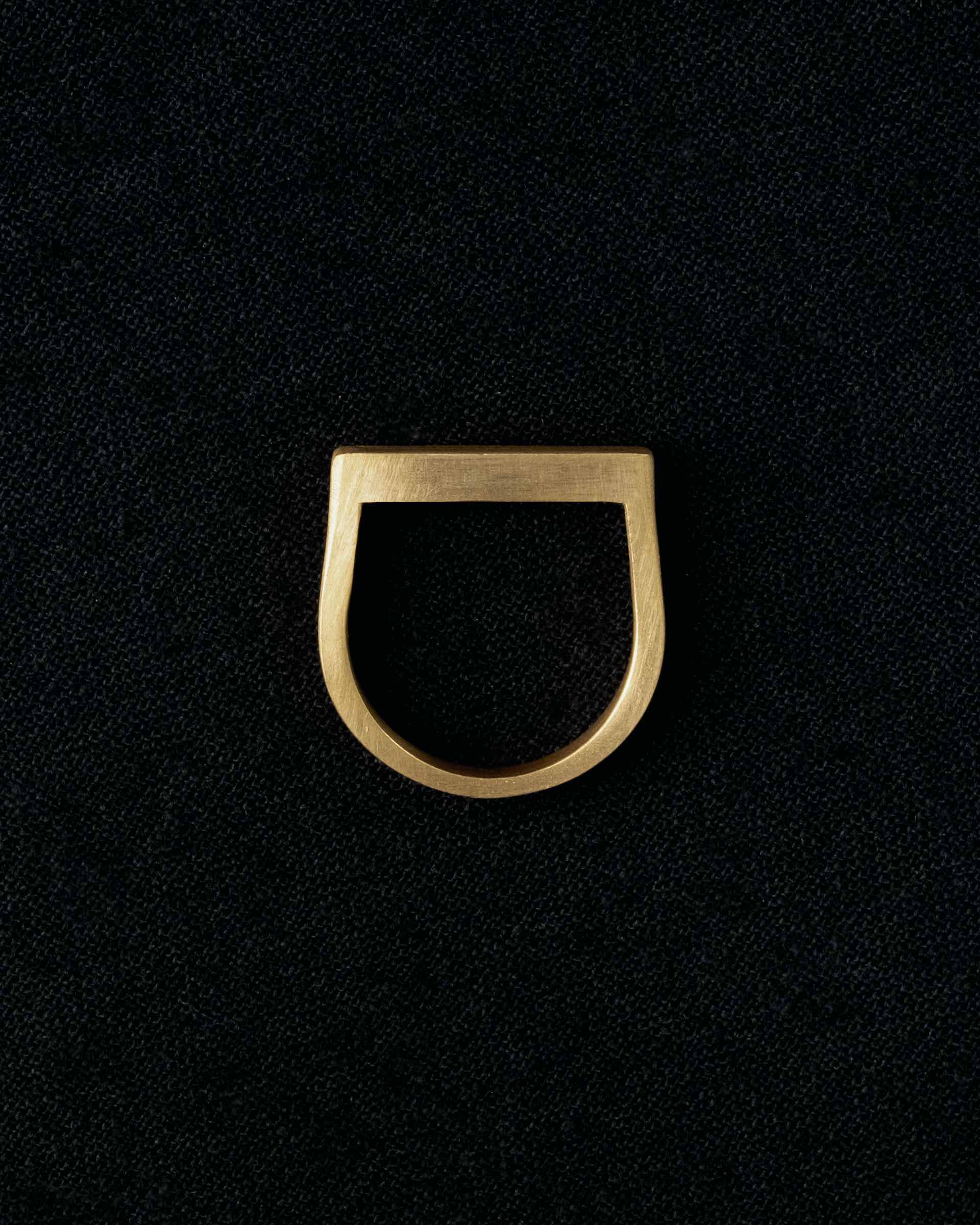 Tiana Marie Combes Stirrup Ring - 14k Gold | Garmentory