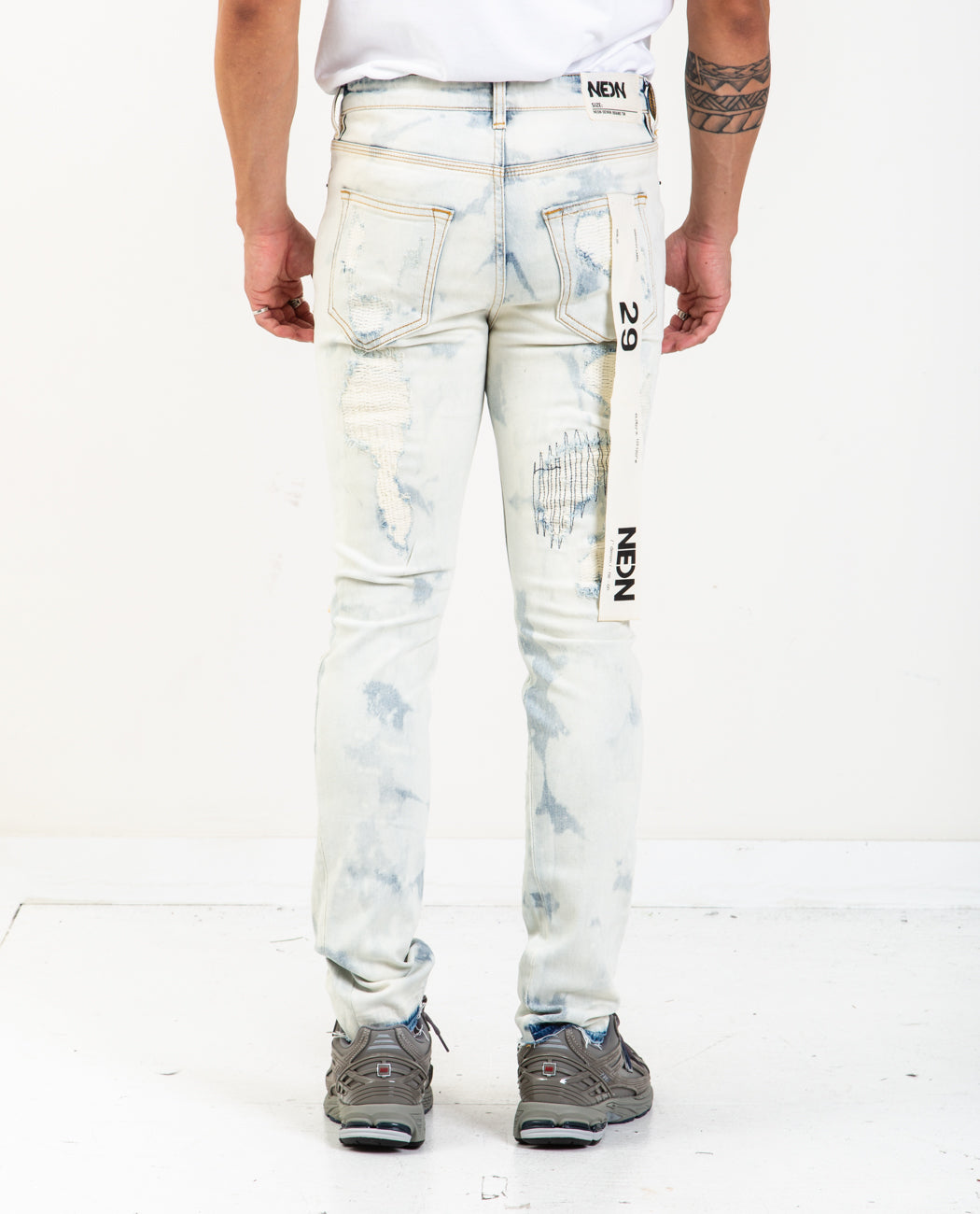 NEON DENIM BRAND Over Paint Denim Pants | Garmentory
