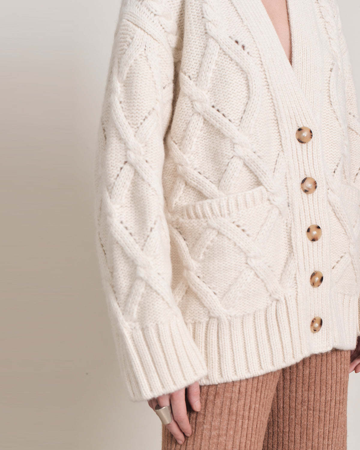 ELEVEN SIX Kayln Cardigan - Ivory | Garmentory