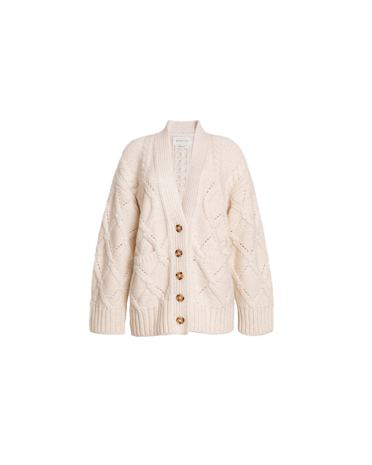 ELEVEN SIX Kayln Cardigan - Ivory | Garmentory