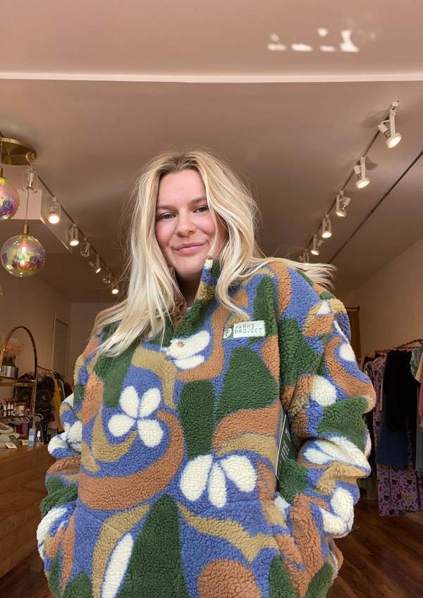 Parks Project Zion Narrows Sherpa Pullover - multi | Garmentory