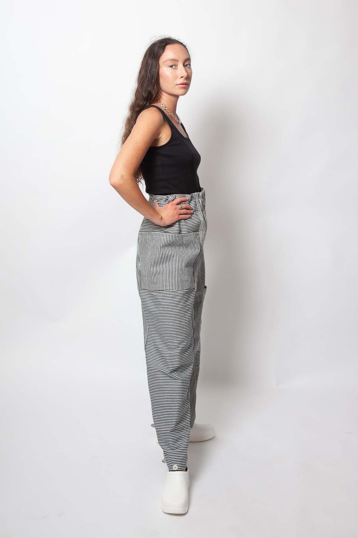 Gravel & Gold Rally Pants - Hickory Stripe | Garmentory