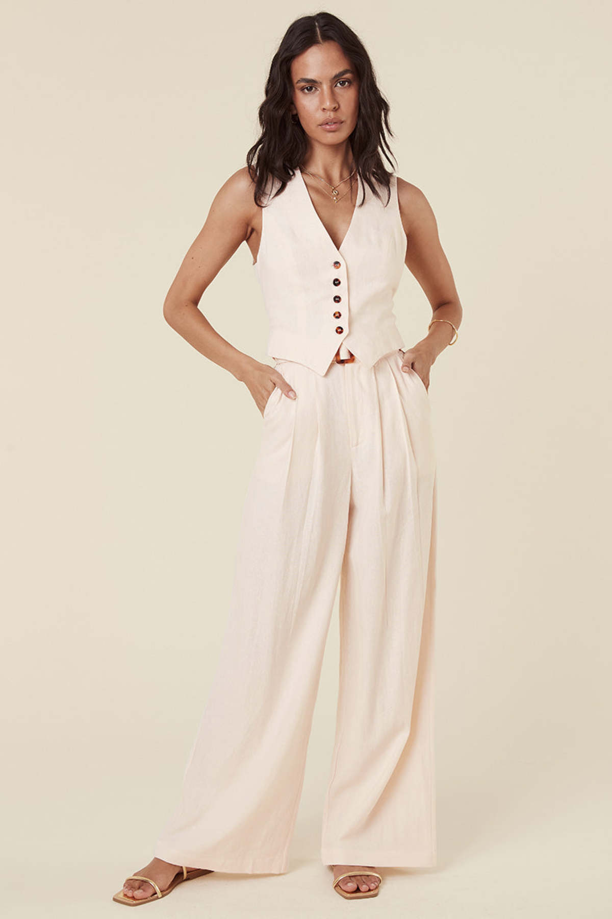 SPELL & THE GYPSY COLLECTIVE Every Single Day Linen Wide Leg Pants ...