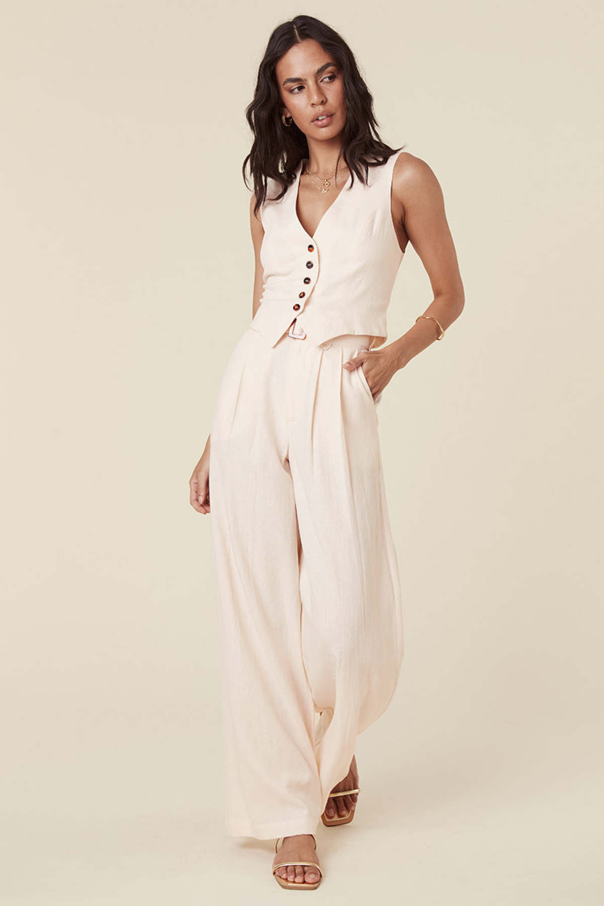 SPELL & THE GYPSY COLLECTIVE Every Single Day Linen Wide Leg Pants ...