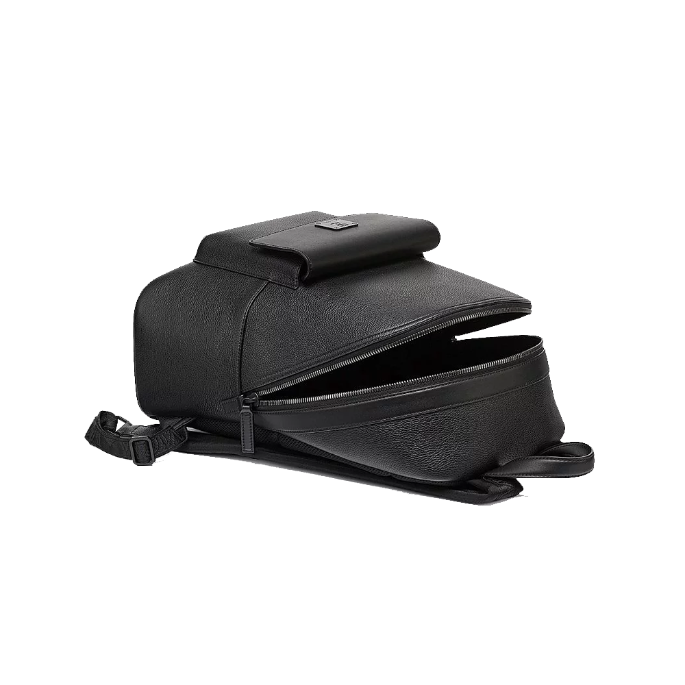 MCM Stark Embossed Spanish Leather Backpack - Black | Garmentory