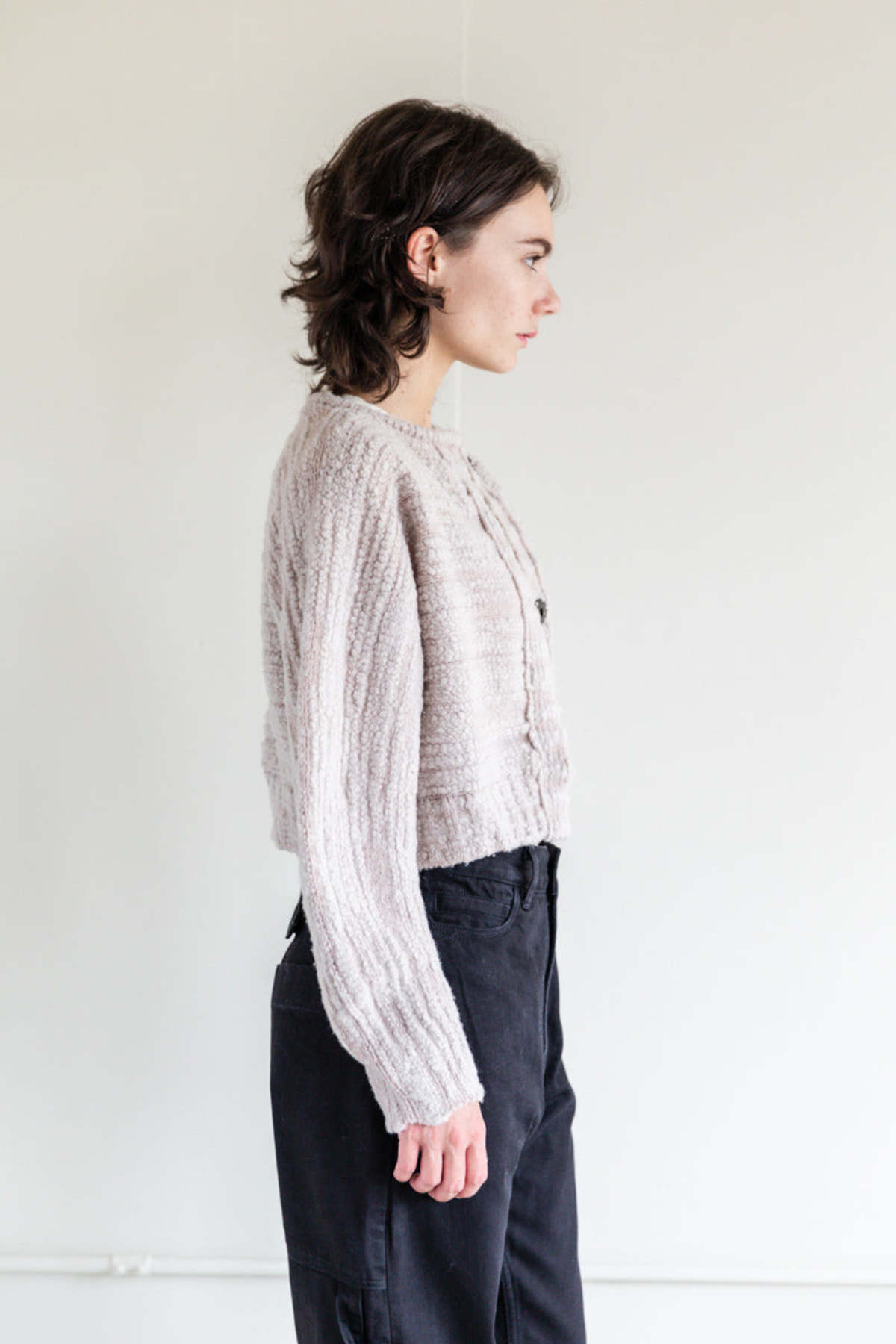 Antipast KNIT CARDIGAN - GREIGE | Garmentory