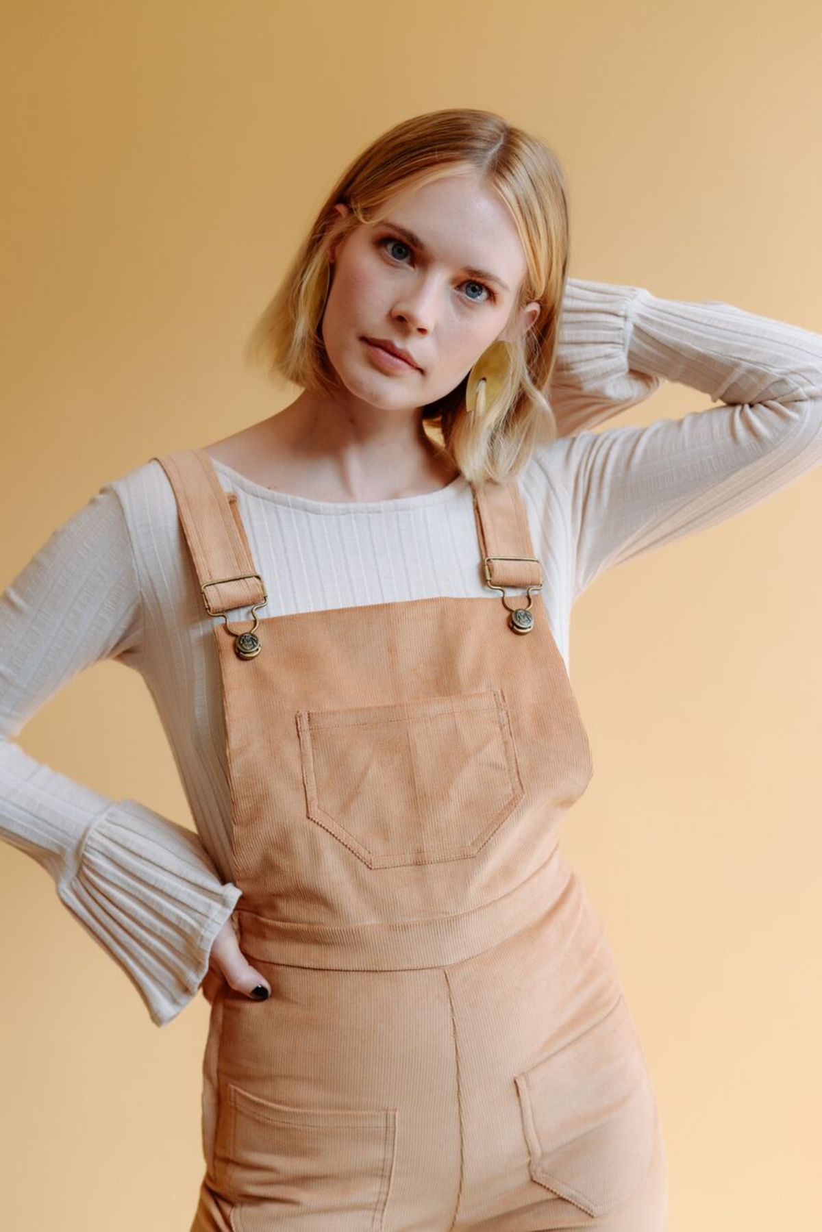Lykke Wullf Dusty Overalls - Camel | Garmentory