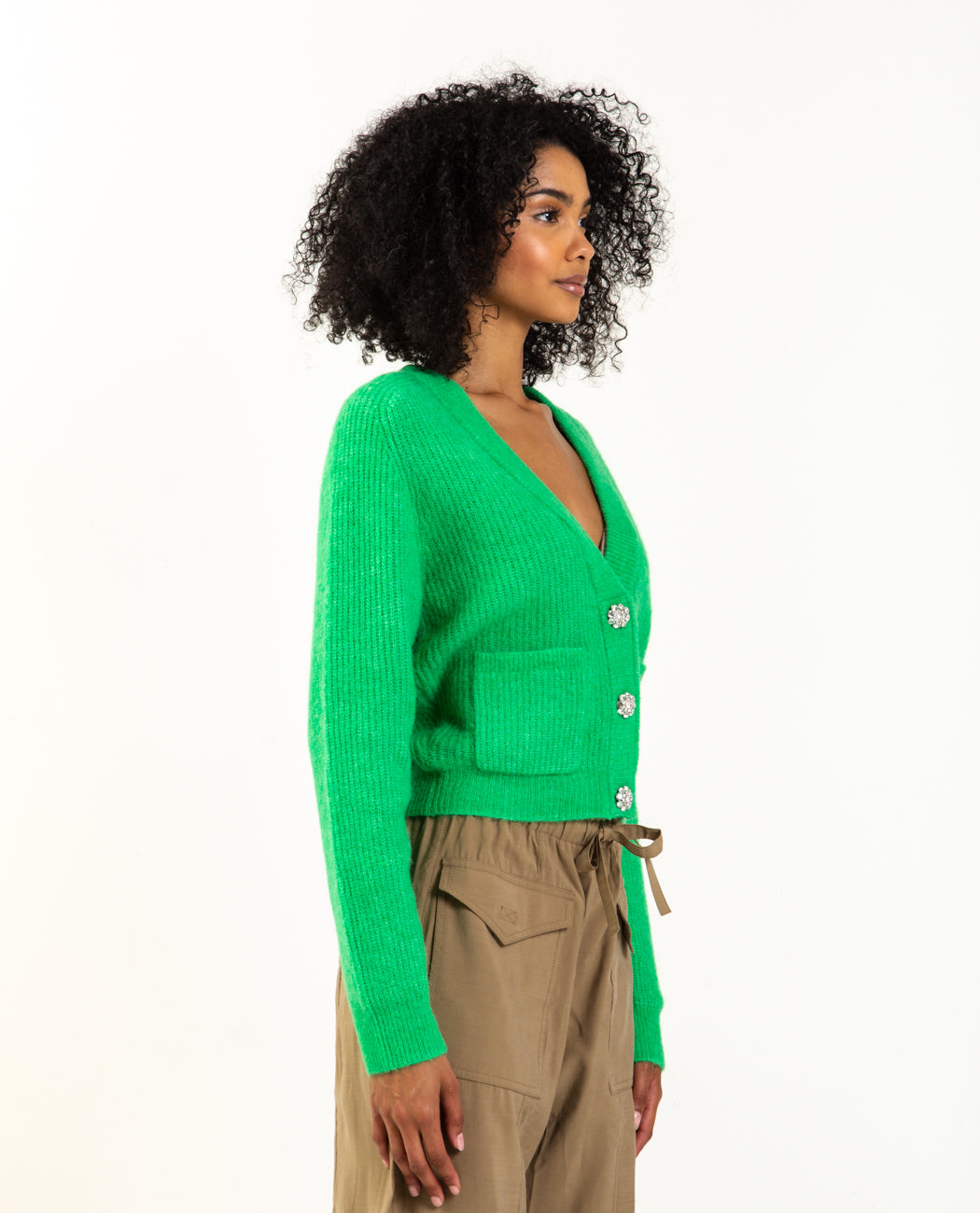 Ganni Soft Wool Knit - Kelly Green | Garmentory