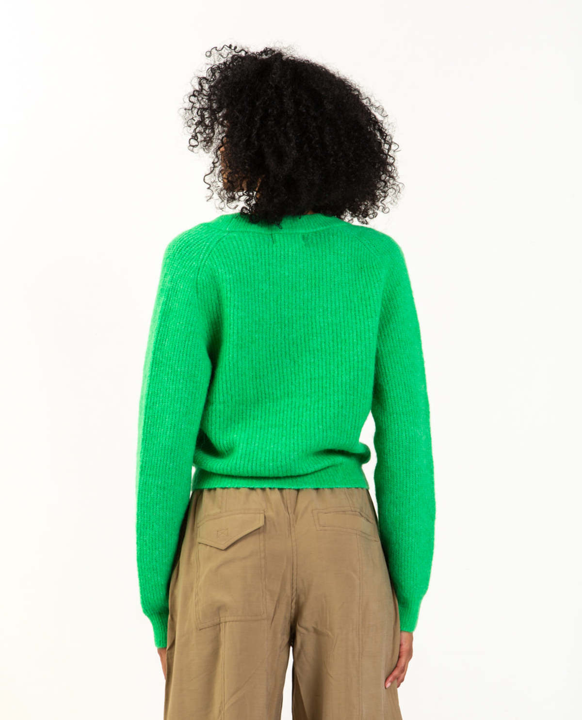 Ganni Soft Wool Knit - Kelly Green | Garmentory