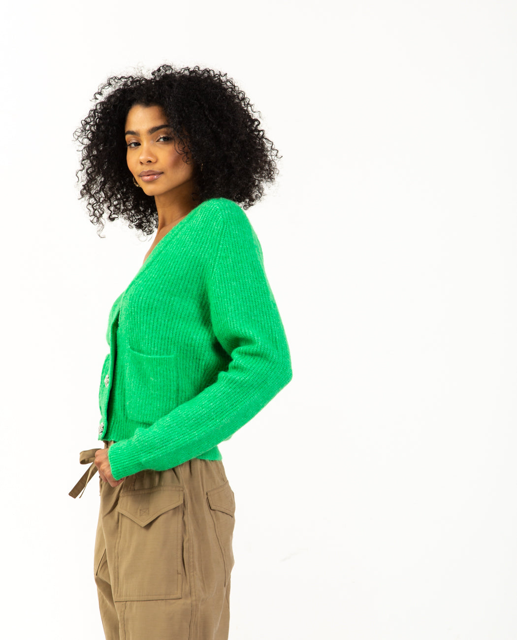 Ganni Soft Wool Knit - Kelly Green | Garmentory