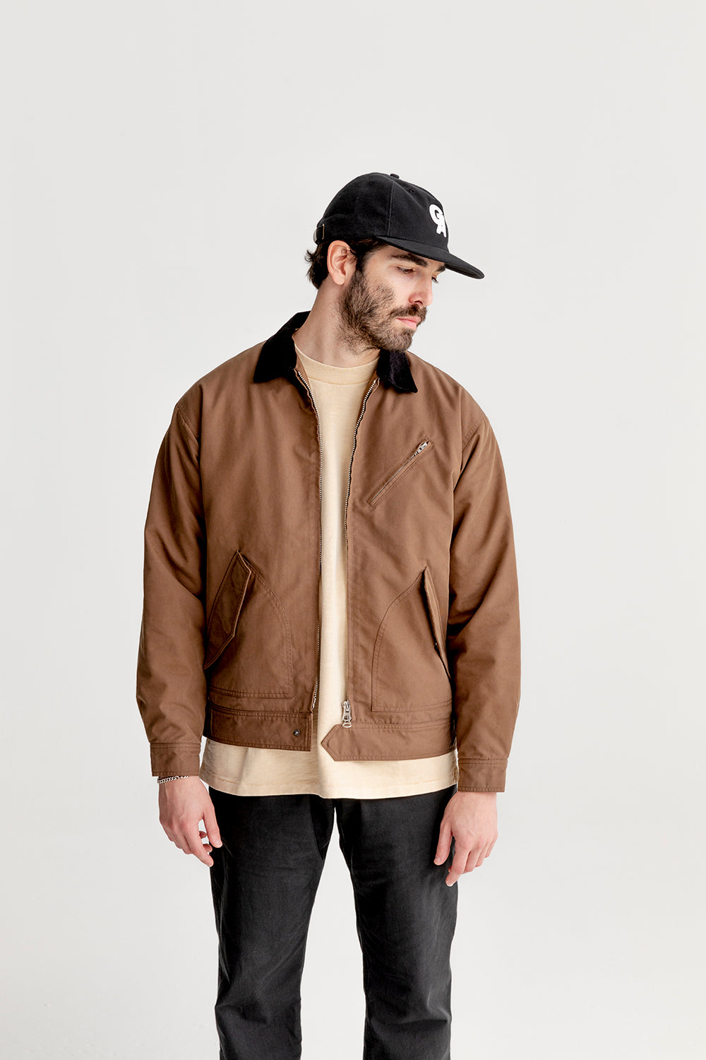 General Admission Quilted Lined Mechanic Jacket - Brown | Garmentory