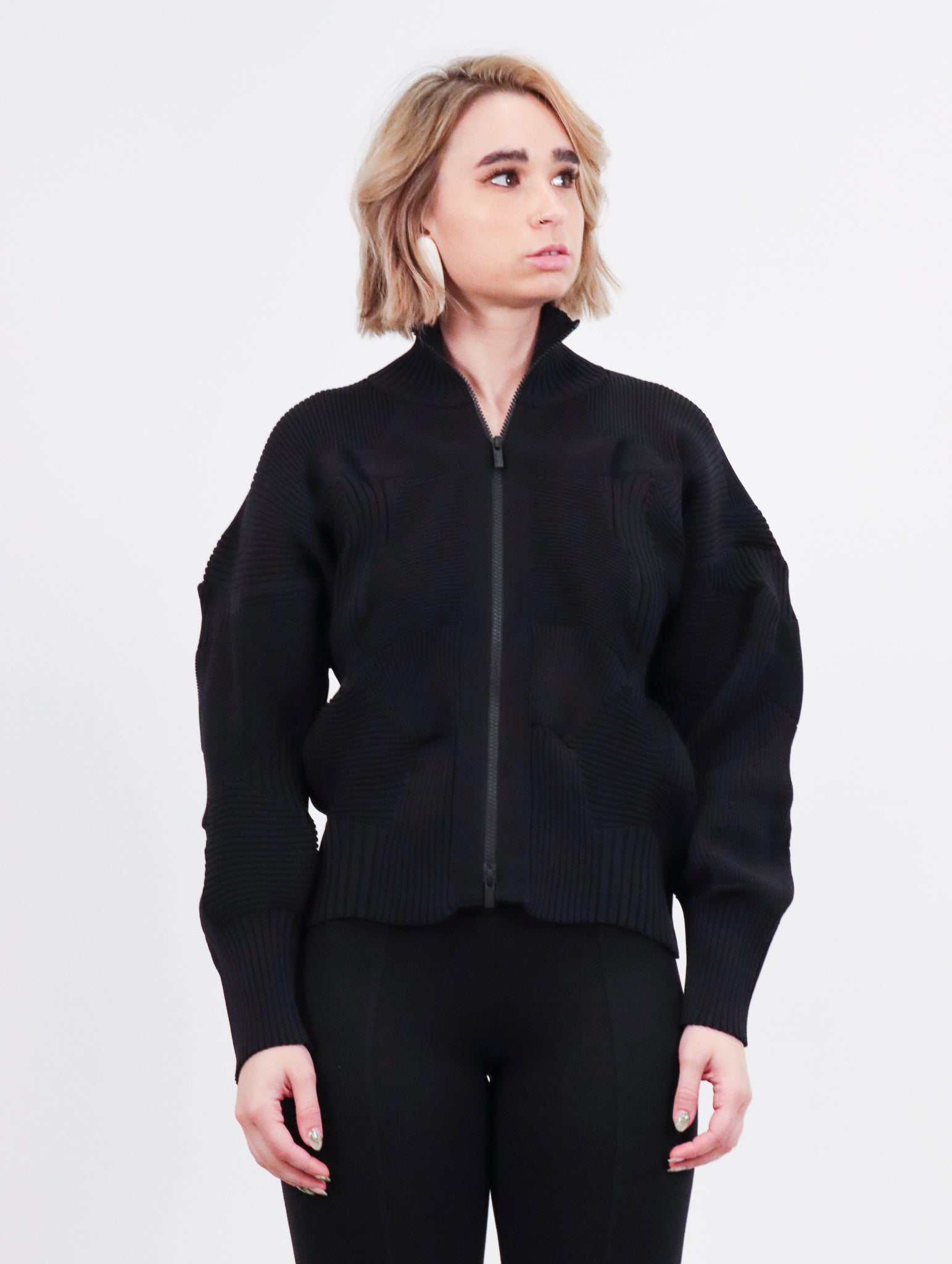 Issey Miyake Kone Kone Jacket - Black | Garmentory