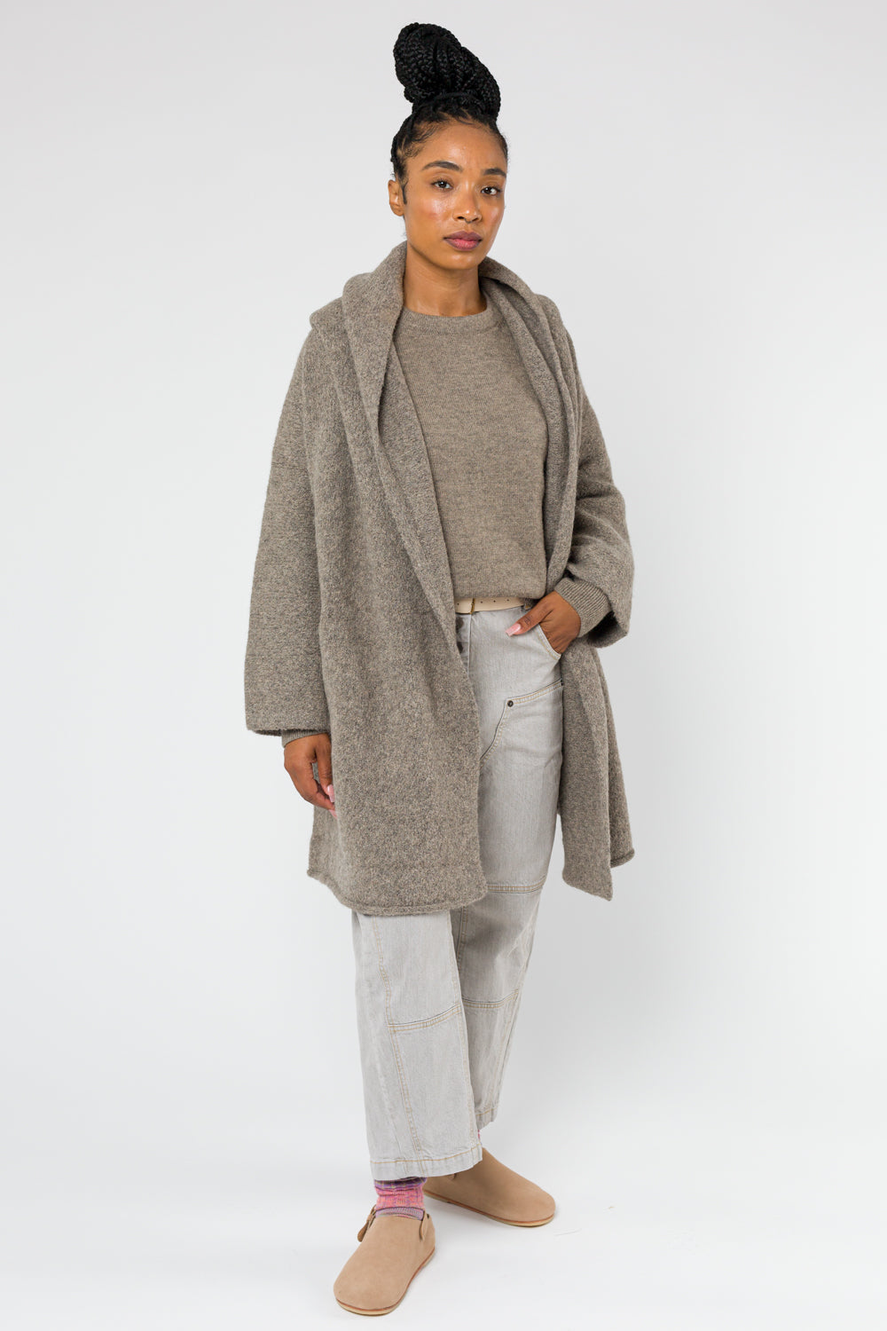 Lauren Manoogian Capote Coat - Rock | Garmentory