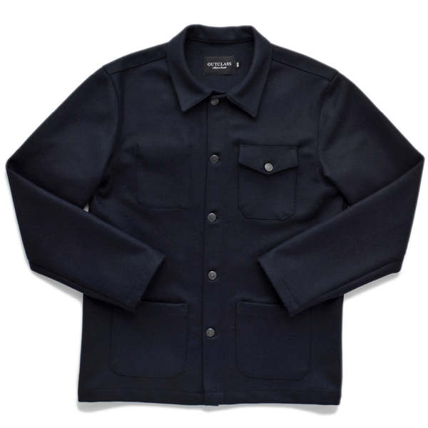 Outclass Wool Chore Coat - Navy | Garmentory
