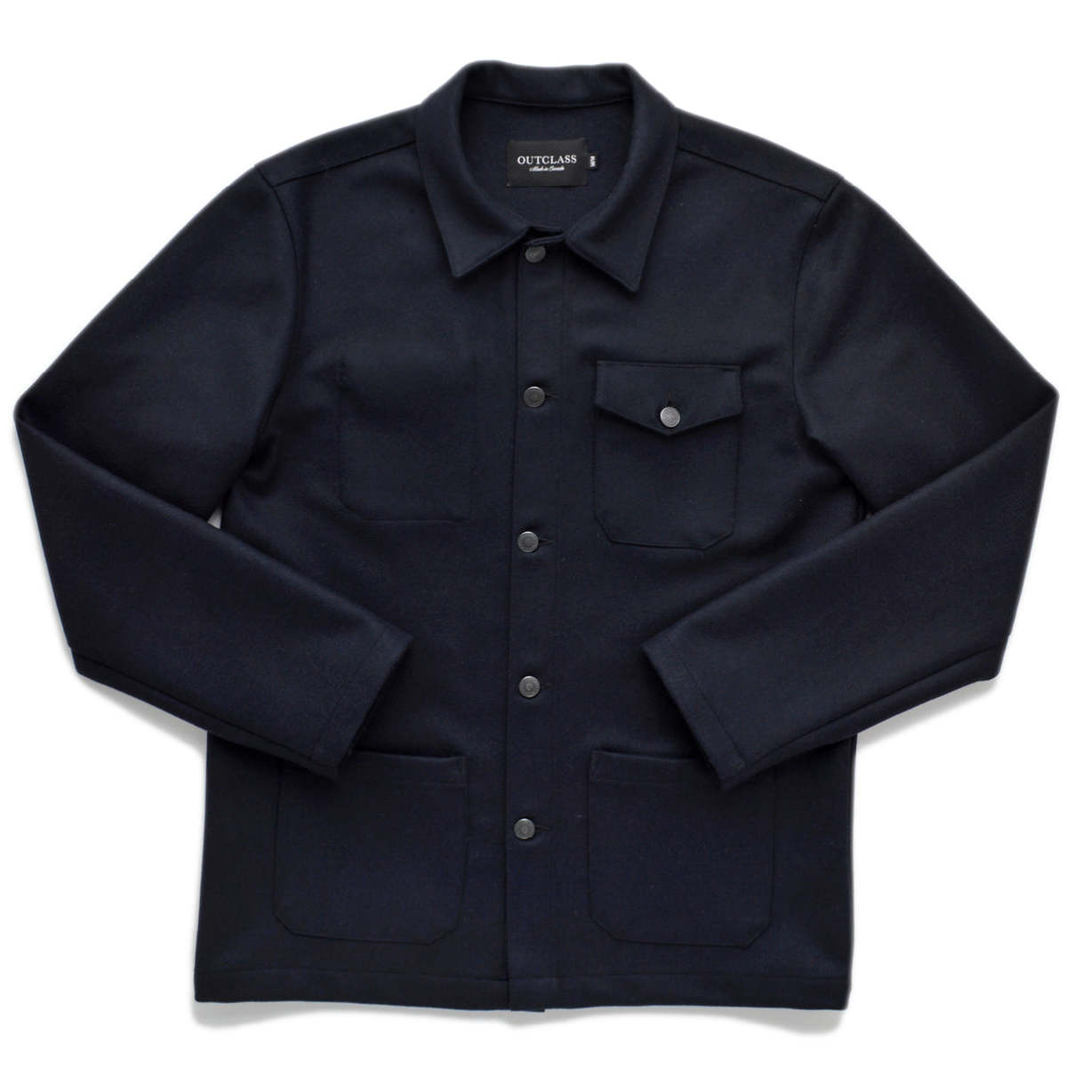 Outclass Wool Chore Coat - Navy | Garmentory