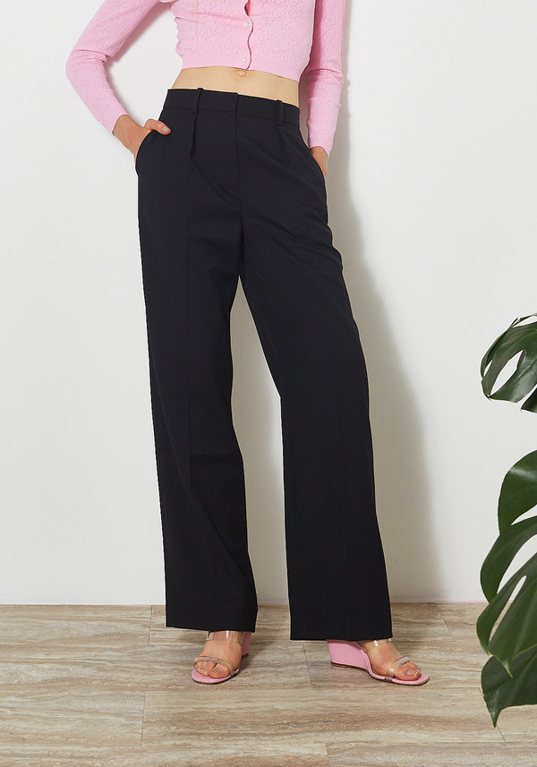 Sandy Liang Stem Pants - Black | Garmentory