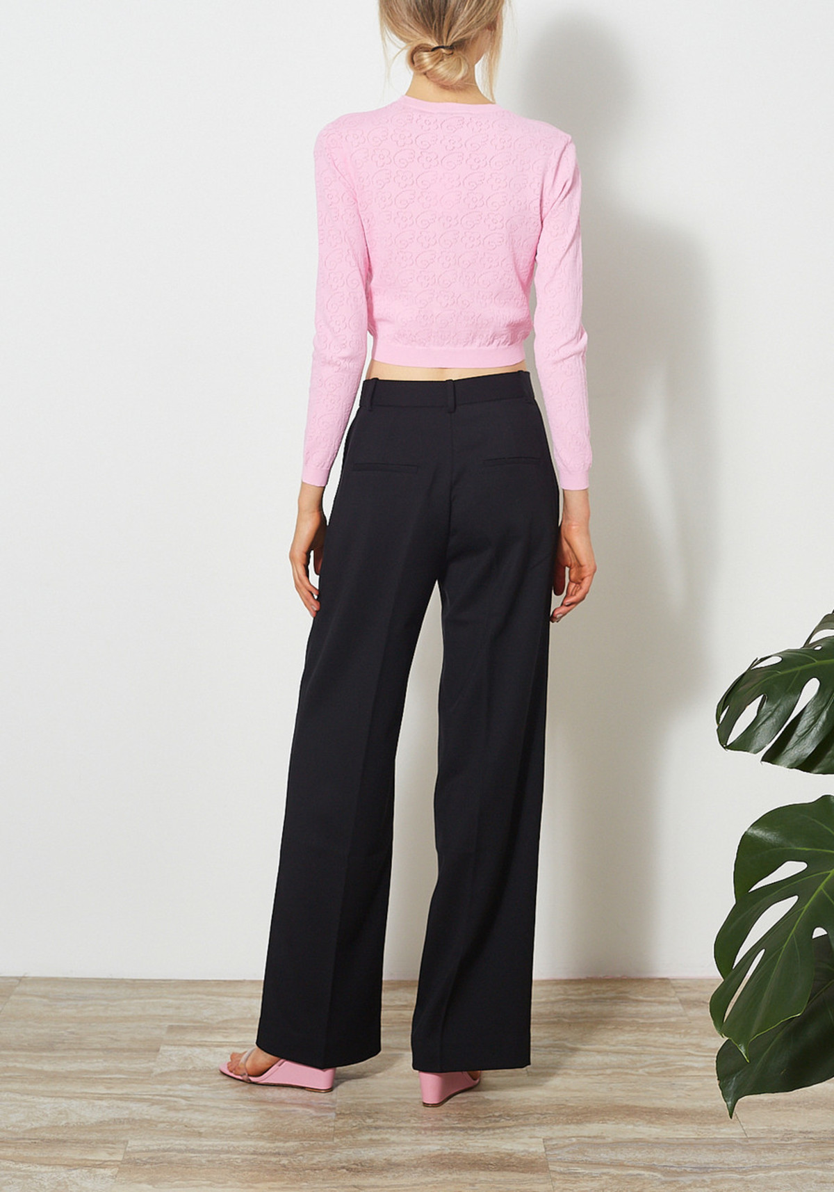 Sandy Liang Stem Pants - Black | Garmentory