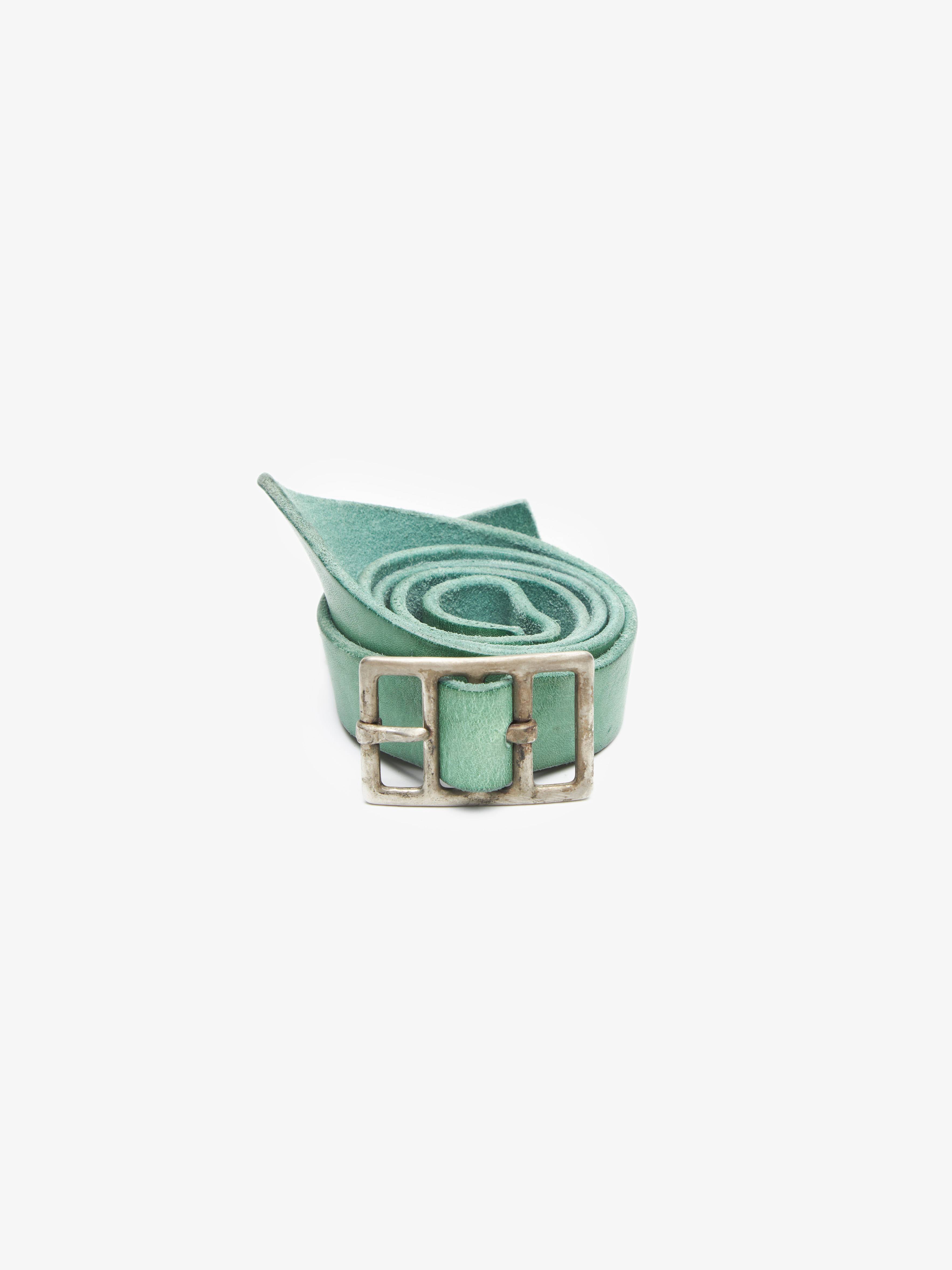 Carol Christian Poell Asymmetric Belt - Green | Garmentory