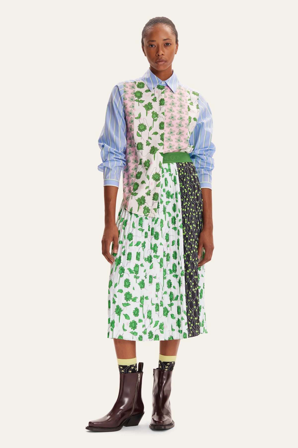 Stine Goya Kendra Top - Floral Print Mix | Garmentory
