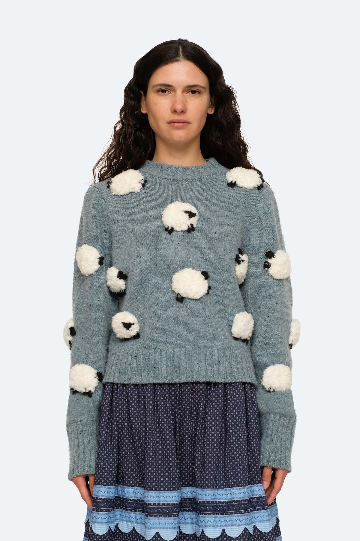 Sea NY Samira Sheep Sweater - Stone | Garmentory
