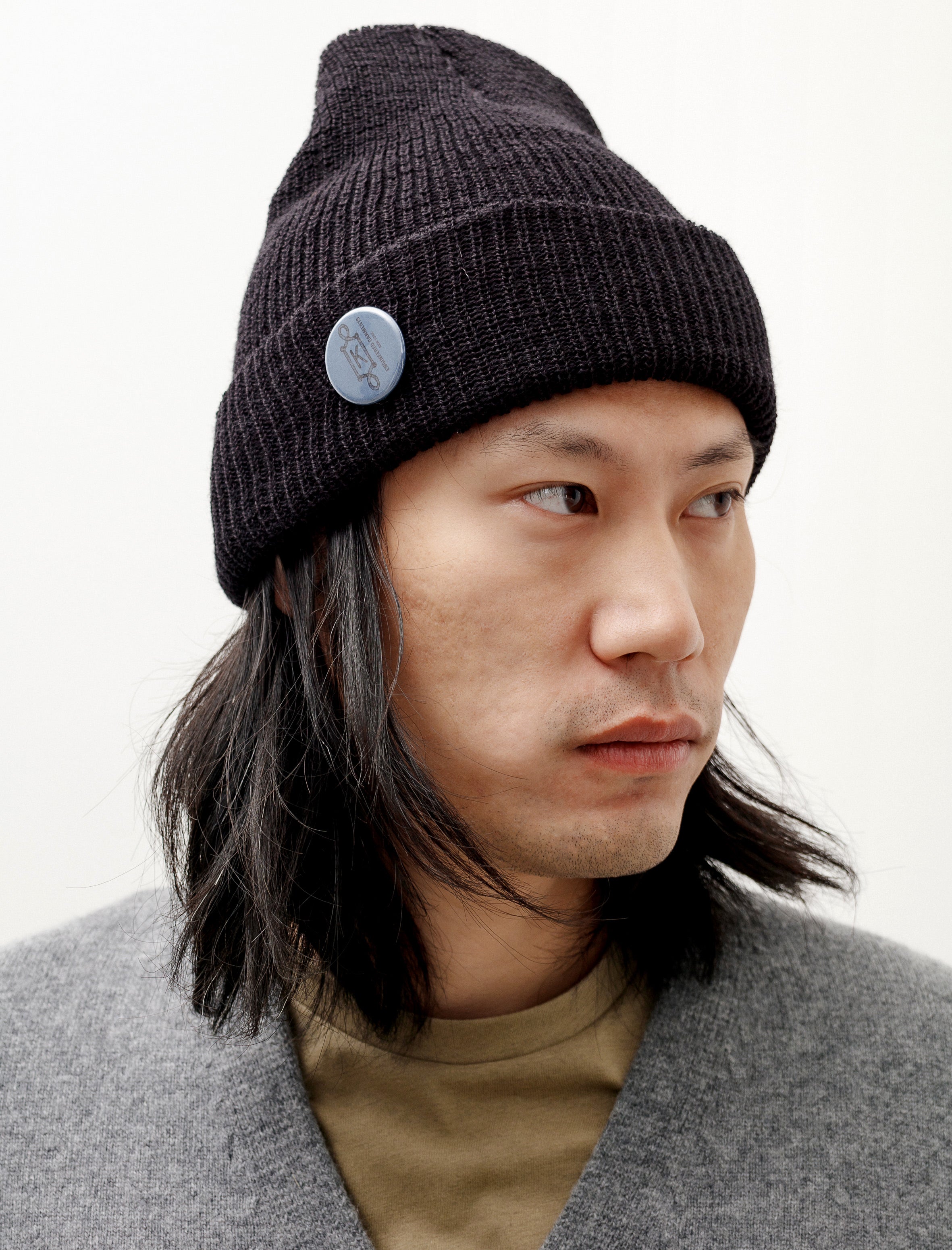 Engineered Garments Wool Watch Cap - Black | Garmentory