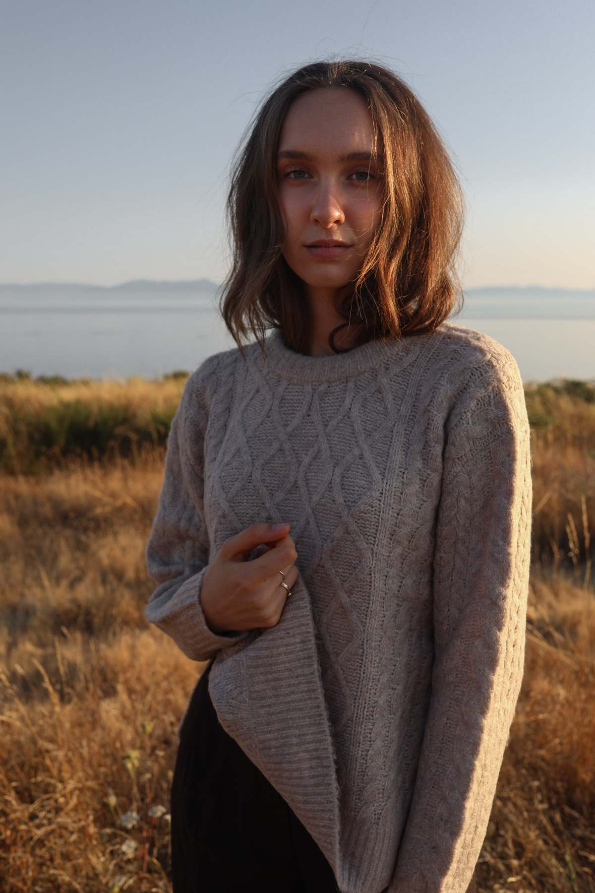 John and Jenn Finn Sweater - Latte | Garmentory
