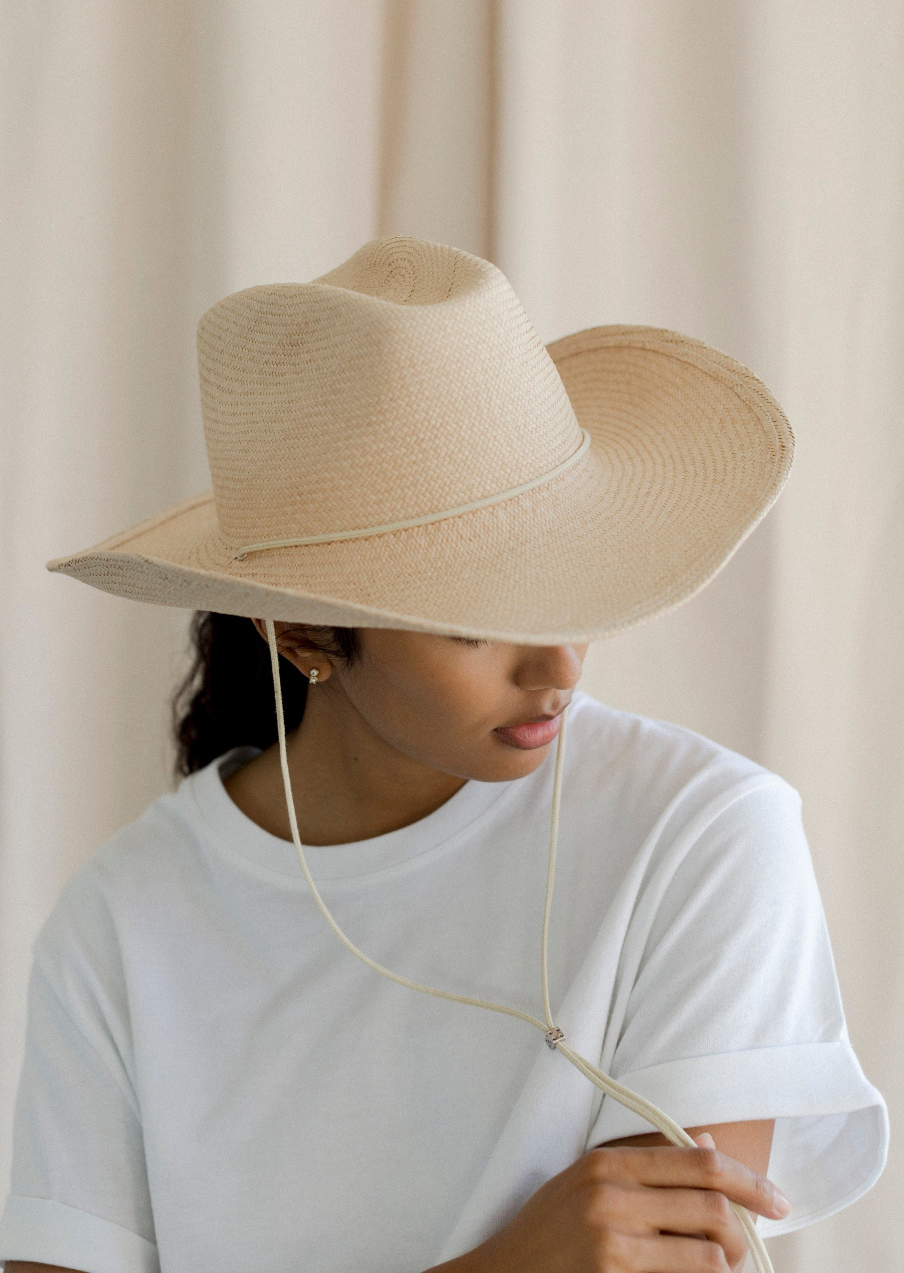 Clyde Cowboy Hat w/Tie - Dust | Garmentory