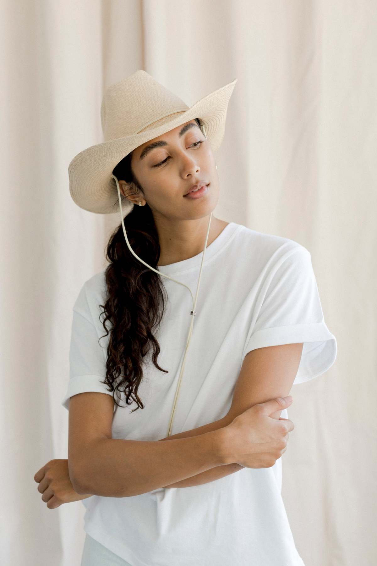 Clyde Cowboy Hat w/Tie - Dust | Garmentory