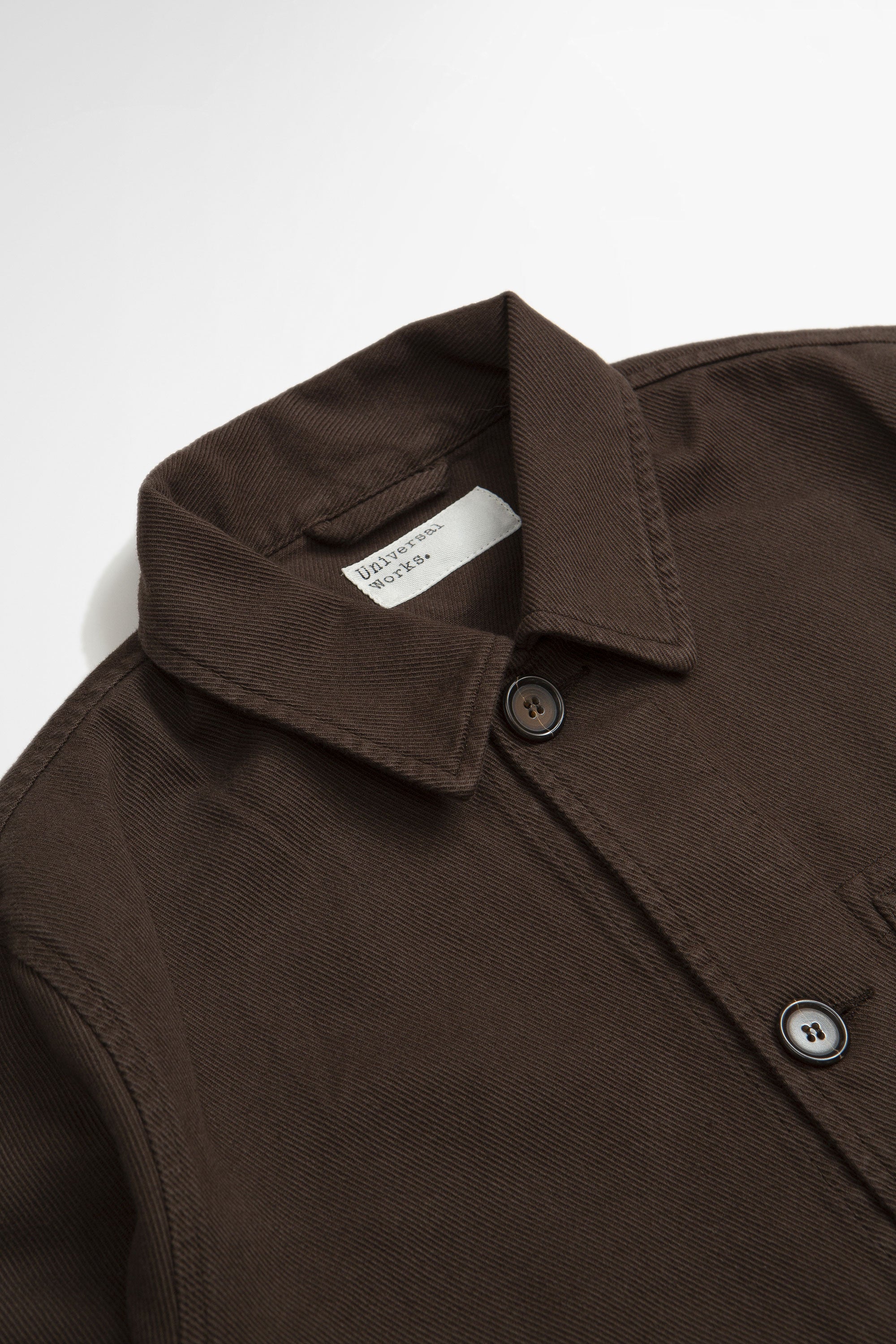 Universal Works Field Jacket Cavalry Twill - Brown | Garmentory