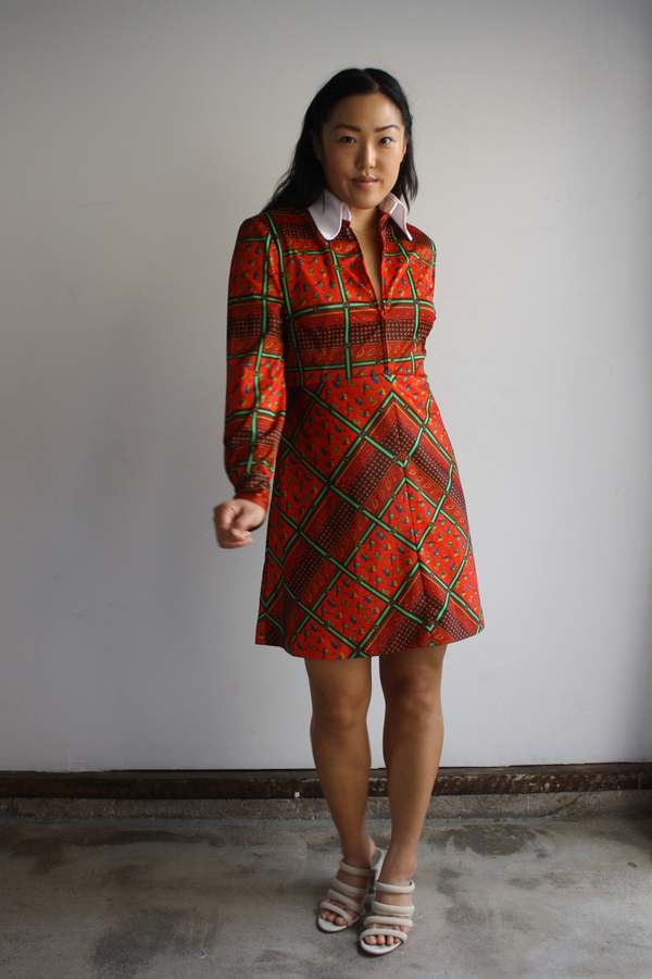 Miss Magnin Equestrian Print Dress | Garmentory