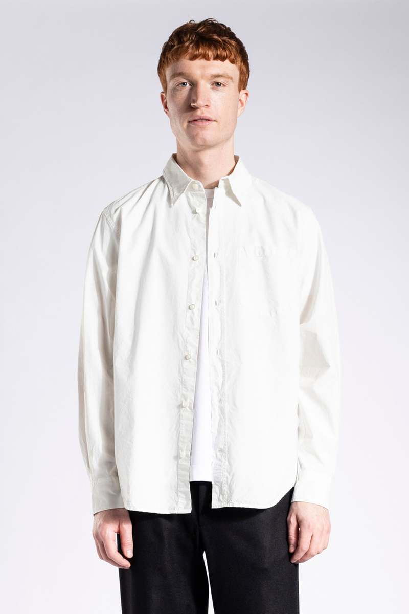 Norse Projects Algot Tencel Shirt Kit - White | Garmentory