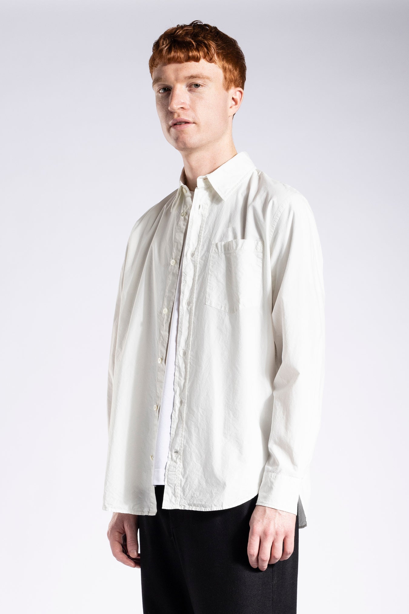 Norse Projects Algot Tencel Shirt Kit - White | Garmentory