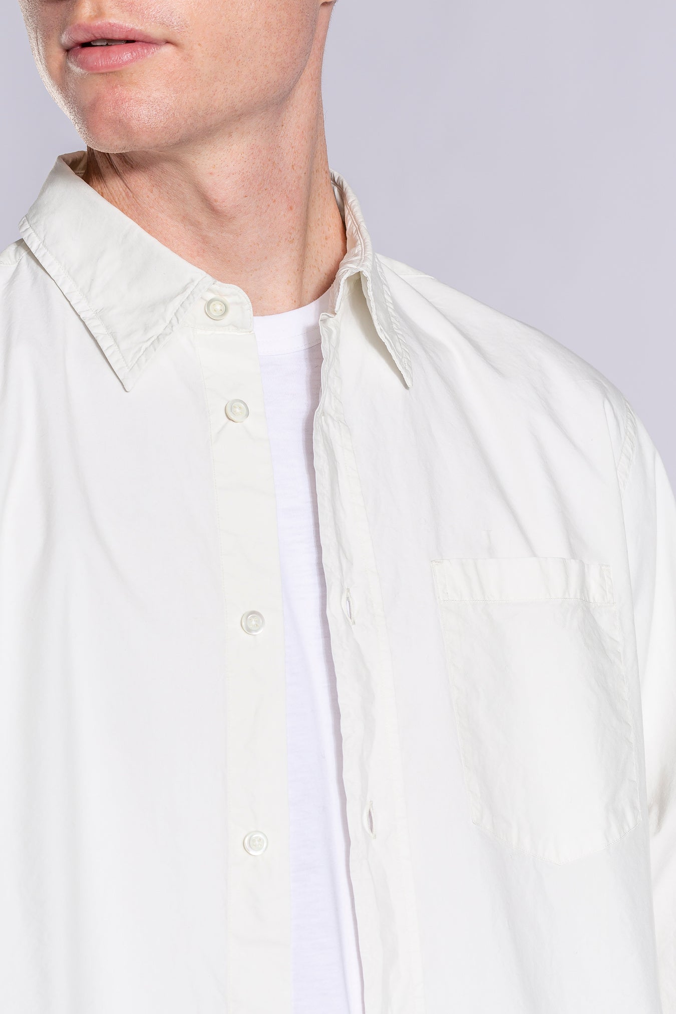 Norse Projects Algot Tencel Shirt Kit - White | Garmentory