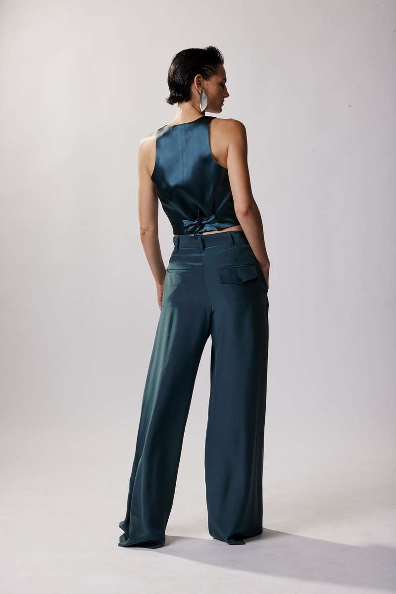 KES Vested Top - Forest | Garmentory