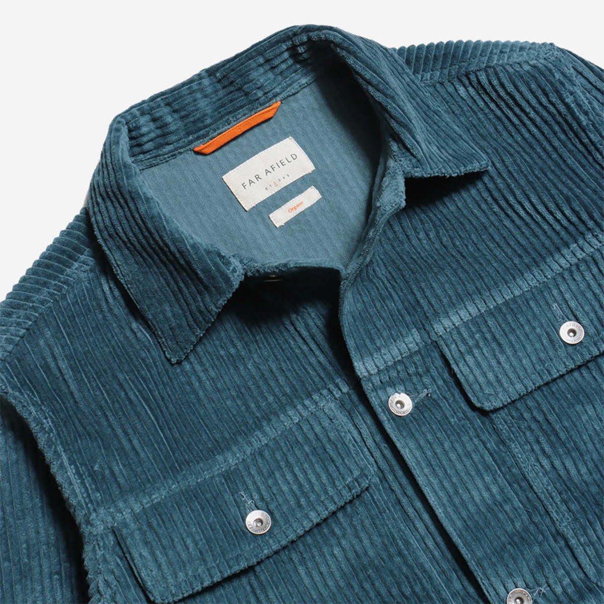 Far Afield Watts Corduroy Trucker Jacket - Stargazer Blue | Garmentory
