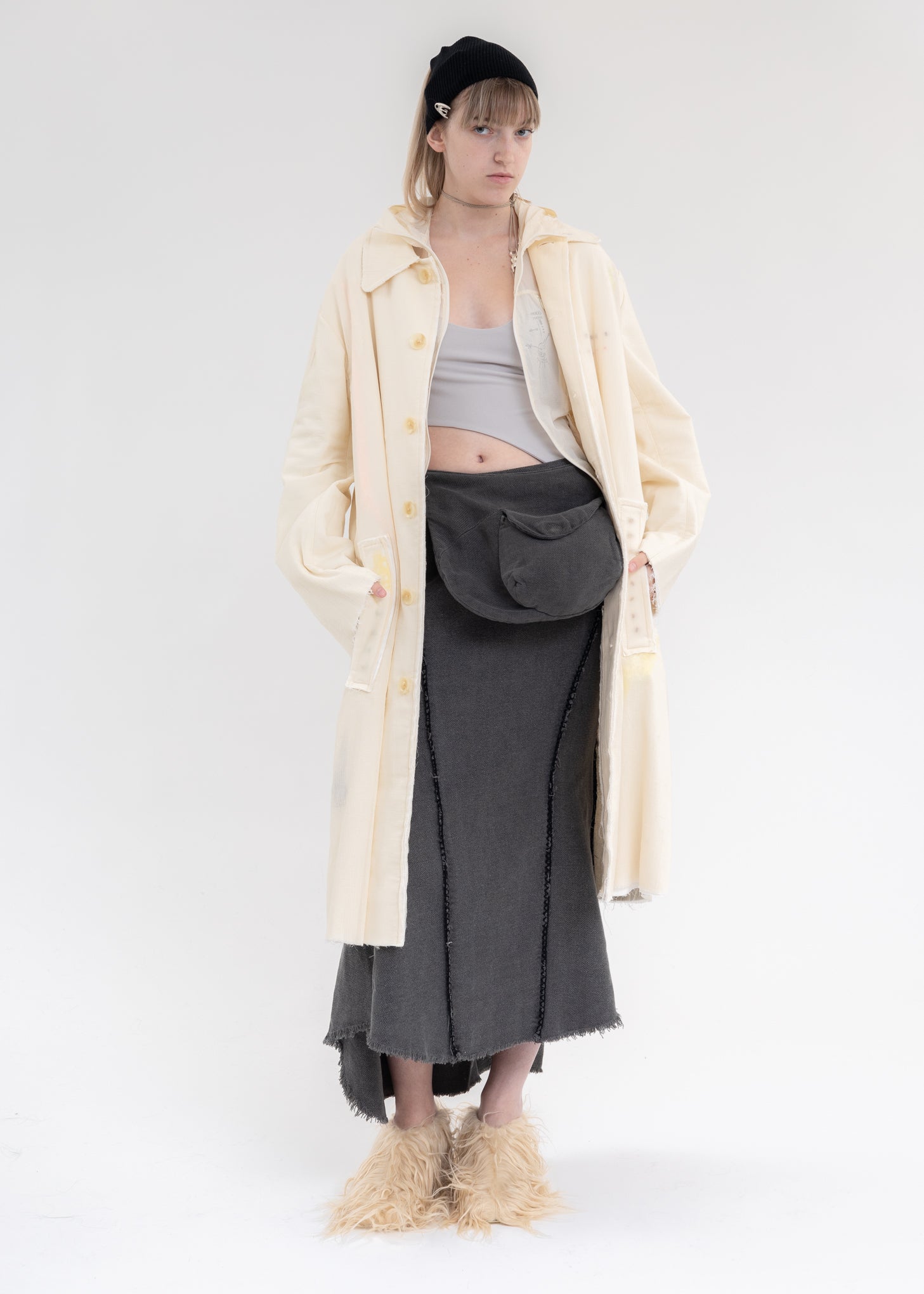 Hyein Seo WASIT BAG - GREY | Garmentory