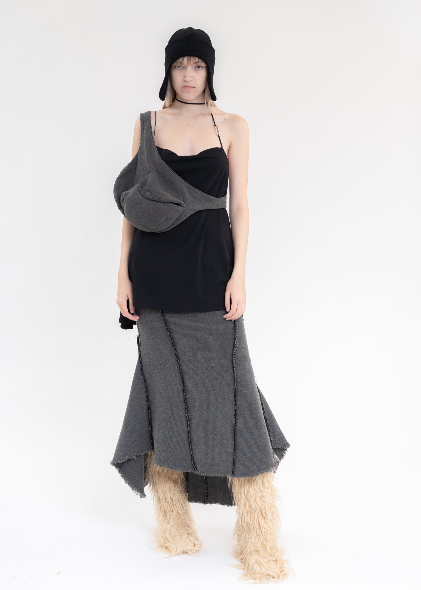 Hyein Seo WASIT BAG - GREY | Garmentory