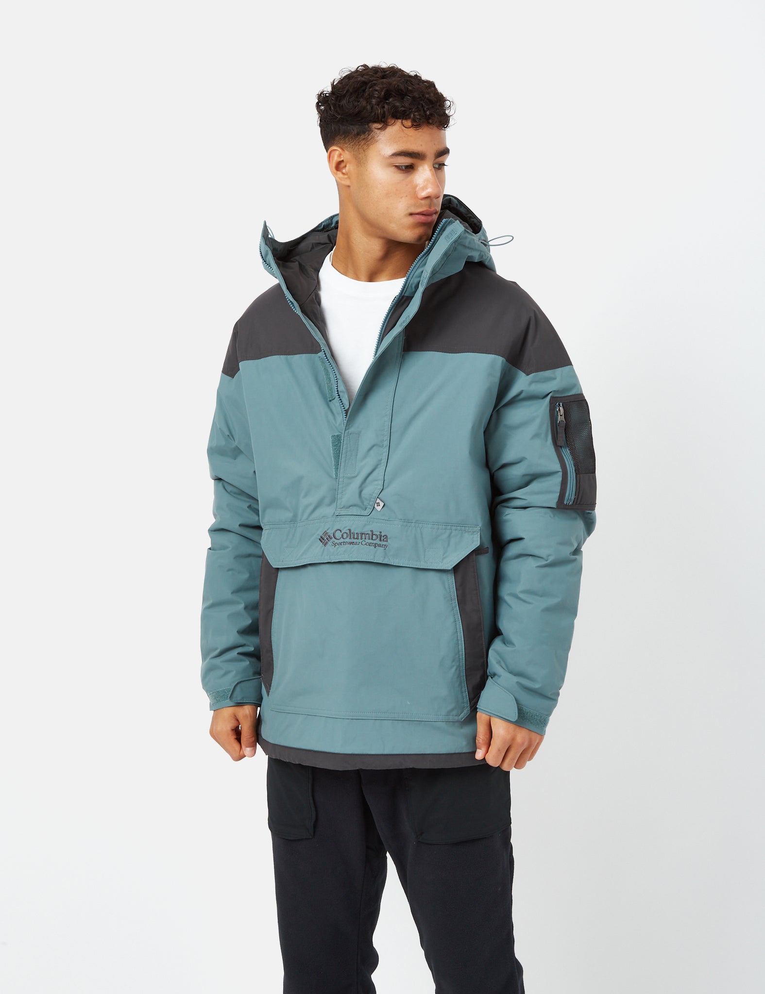 Columbia Challenger Pullover Rain Jacket - Metal/Shark Grey | Garmentory