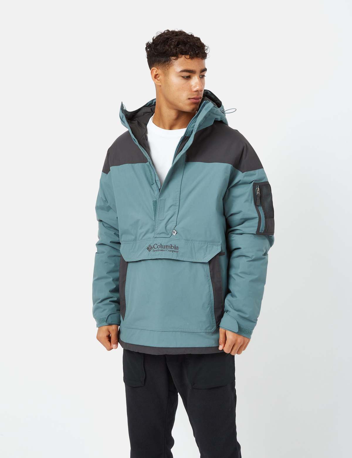 Columbia Challenger Pullover Rain Jacket - Metal/Shark Grey | Garmentory