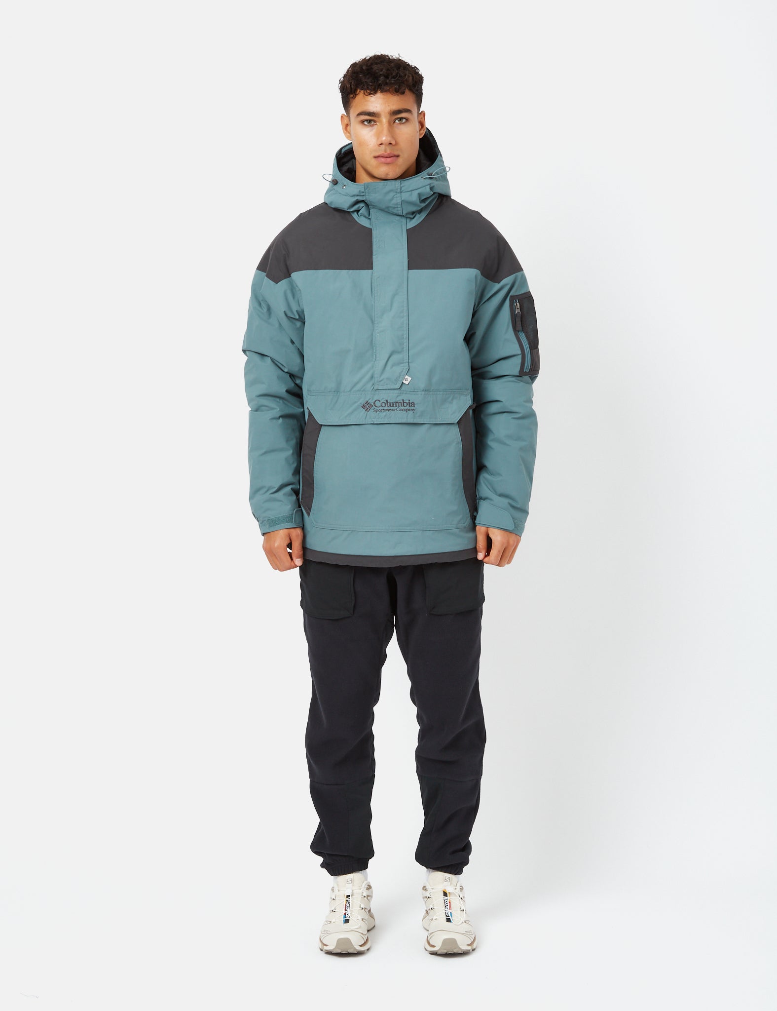 Columbia Challenger Pullover Rain Jacket - Metal/Shark Grey | Garmentory